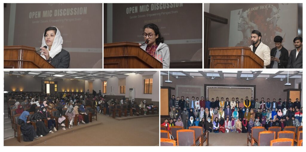 Open Mic Discussion on Gender Issues – Humanities, Social Sciences and ...